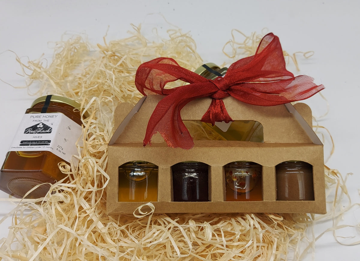 Quattro Gift Pack of 4 Jars £10.00 per set – Beeshack